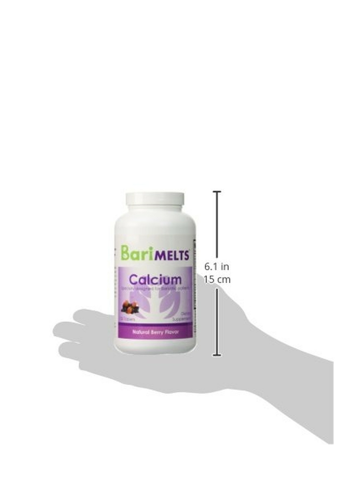 BariMelts Calcium Citrate, Dissolvable Bariatric Vitamins, Natural ...