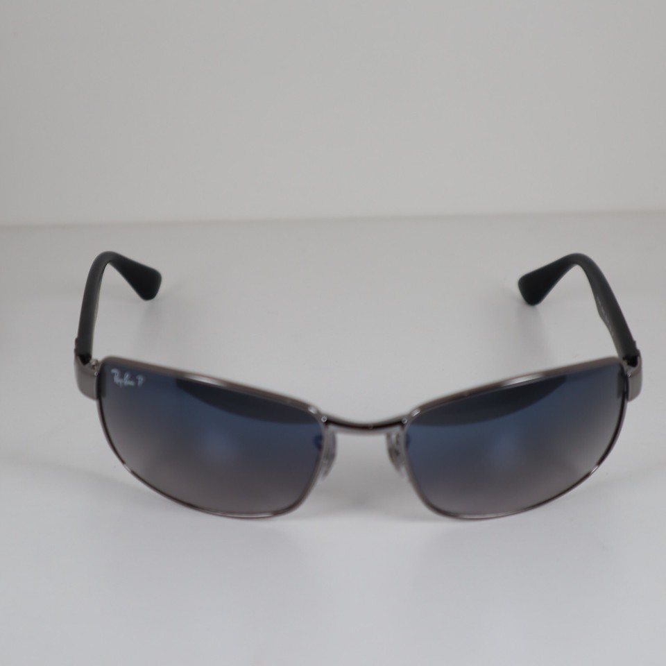 Ray Ban 3478 004/78 Gunmetal Wrap Polarized Gradient Lens Sunglasses 60 ...
