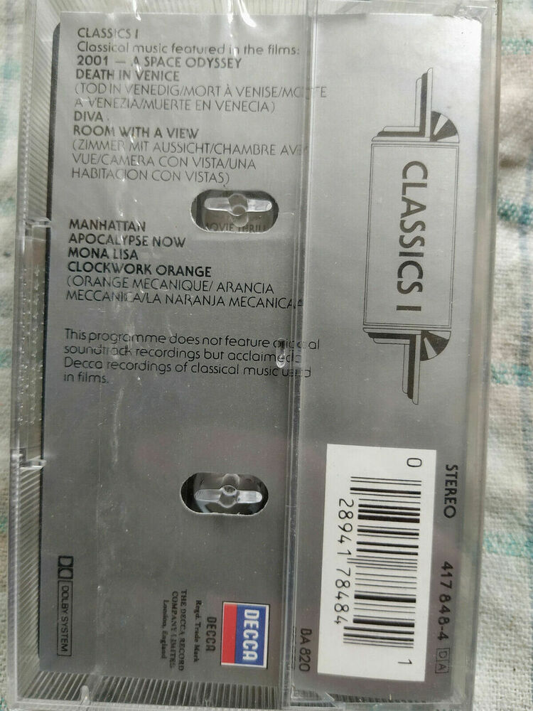Cinema Gala: Classics 1/ Cassette Audio-K7 NEUVE SOUS BLISTER | eBay