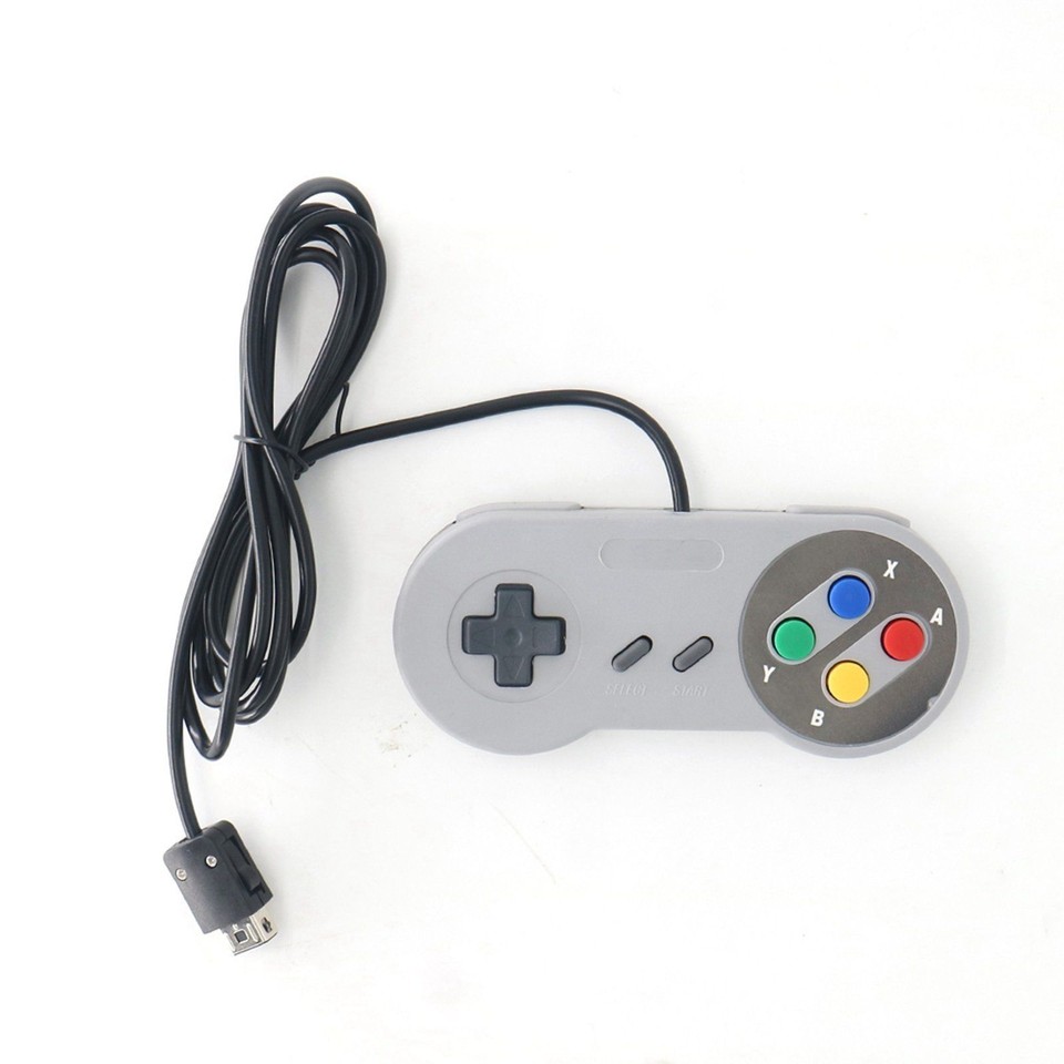 2x NEW 2017 MINI Super Nintendo SNES System Console Controller 6FT ...