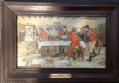 Fox Hunting Fallowfield Hunt Breakfast At The Inn Print | eBay
