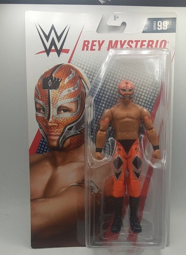 WWE Mattel Basic Rey Mysterio jr Series 99 Action Figure (WCW) NIB New ...