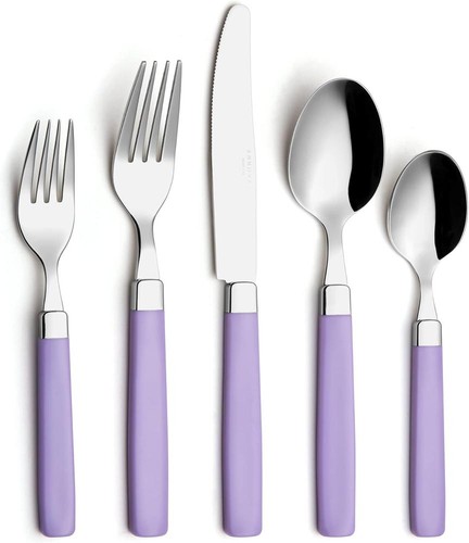 20 Pieces Stainless Steel Flatware/Cutlery Set - Color Handles - 4 x ...