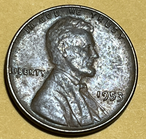 1953-P Lincoln Wheat Cent Poor Man's Doubled Die Deterioration DDO ...