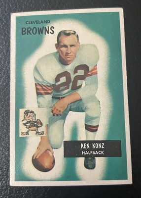 Ken Konz 1955 Bowman Card #113 Cleveland Browns Ex | eBay