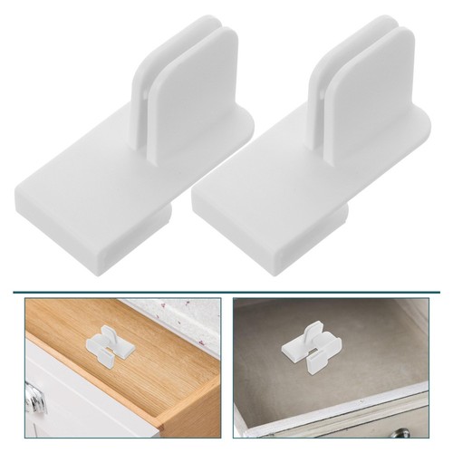 4 Pcs Side Clip Drawer Divider Holder Fixing Clamps Supporting Clips | eBay