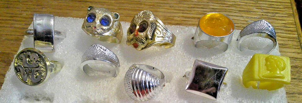 vintage lot plastic gumball vending machine adjustable toy rings #djr9 ...