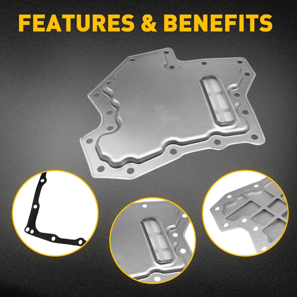 1x Filter Oil Transmission + 1x Gasket For Nissan 370Z 2015-2020 31705 ...