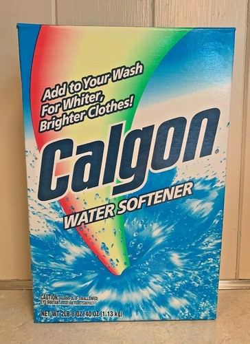 (1) Calgon Water Softener Powder Box LARGE 4 LB (64 OZ) Box ...