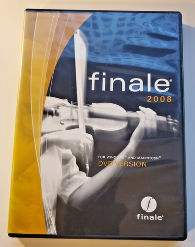 "finale 2008" Music Notation Software, DVD, Windows & Macintoch ...