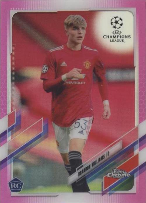 2020-21 Topps Chrome Uefa Champions League - Brandon Williams #64 Pink ...