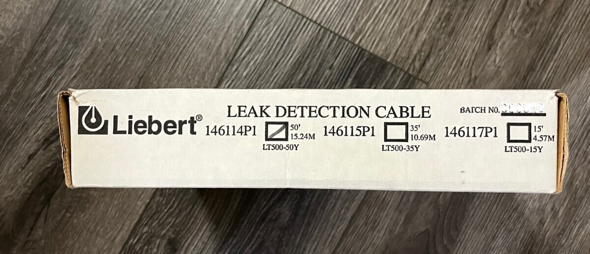 Liebert Leak Detection Cable 146114P1 Lt500-50y 50 FT for sale online ...