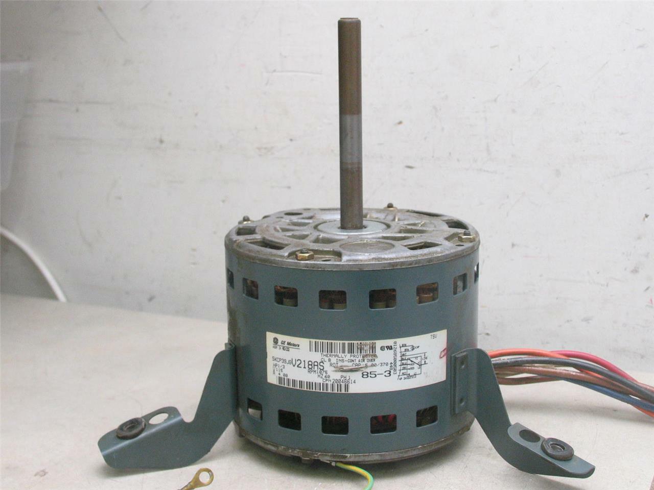 GE Motors 5KCP39JGV218AS Furnace Blower Motor 1/3HP 115V 1075RPM ...