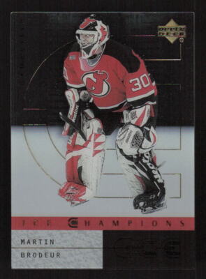 2000 Upper Deck Ice Ice Champions #IC4 Martin Brodeur New Jersey Devils ...
