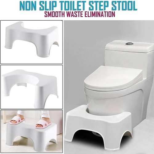 TOILET SQUATTY STEP STOOL BATHROOM POTTY SQUAT AID FOR CONSTIPATION ...