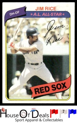 1980 Topps #200 Jim Rice Boston Red Sox Baseball Card | eBay