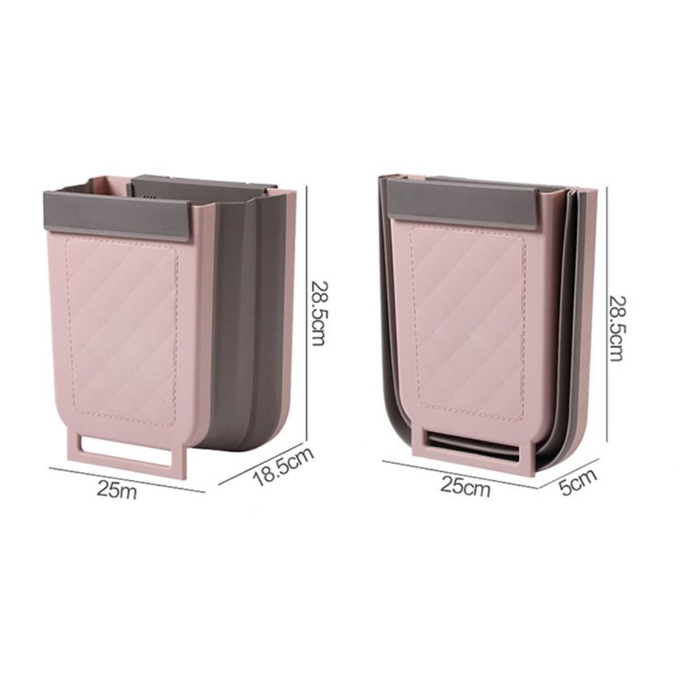 Foldable Hanging Dustbin Space Saving Kitchen Garbage Bin Car | eBay