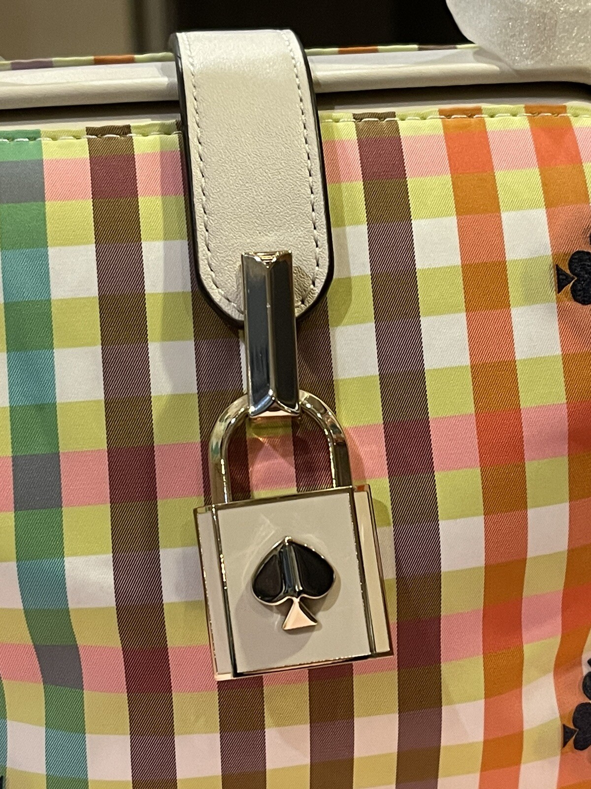 Kate Spade Remedy Bella Plaid Small Top Handle Multicolor Cute Gift for ...
