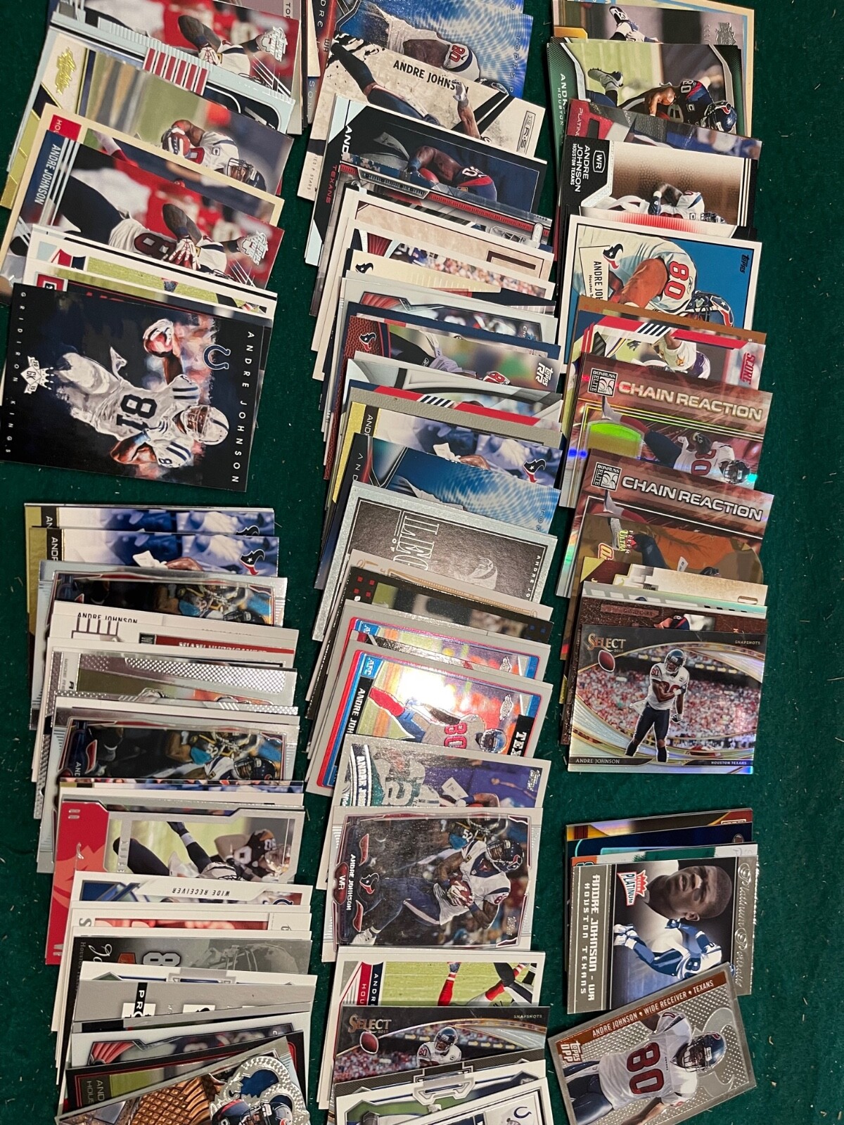 Huge Lot of Andre Johnson Football Cards: 300-Count Box Full! | eBay