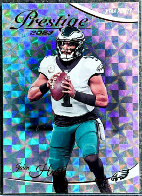 2023 Panini Prestige Xtra Points Hyper Jalen Hurts #239 Eagles | eBay