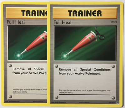 POKEMON 2X FULL HEAL 78/108 XY EVOLUTIONS UNCOMMON NEAR MINT | eBay