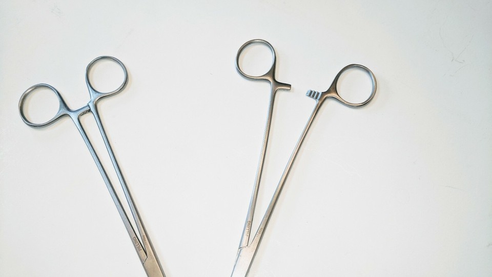 2 Pilling 17-2526 Gall Duct Forcep, 7-3/8", Lower, Short Fully Cvd ...