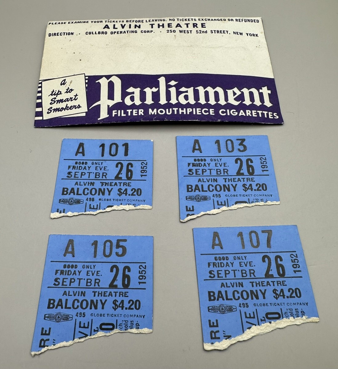 Old Broadway Theatre Ticket Stubs Charles Petzold: James Earl Jones