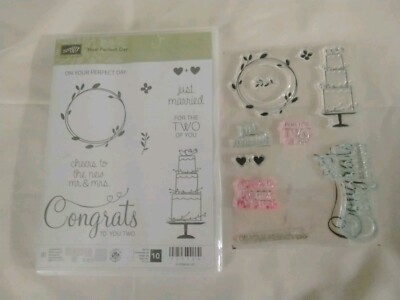 Stampin Up YOUR PERFECT DAY Stamp Set By Dave Wreath #137160 | eBay