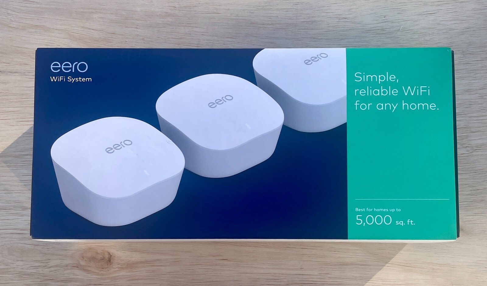 EERO Mesh WiFi Router System 3rd Gen 5,000 sq ft. Coverage 3 Pack NEW ...