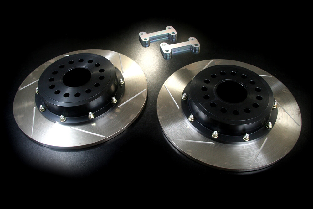 M&M 2-PIECE BIG BR ROTOR KIT REAR RIGID TYPE FOR S2000 AP1 AP2 00604 ...