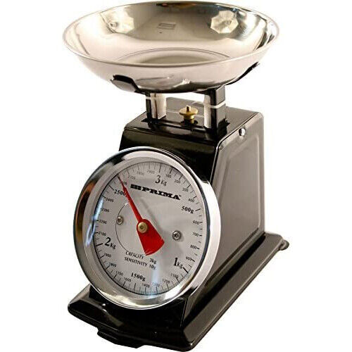 3KG TRADITION KITCHEN WEIGHING SCALES METAL BAKING COOKING RETRO ...