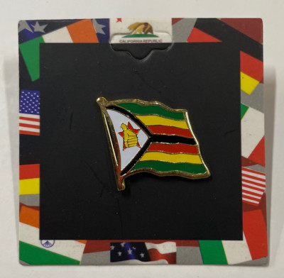 Zimbabwe Flag Single Lapel Pin | eBay