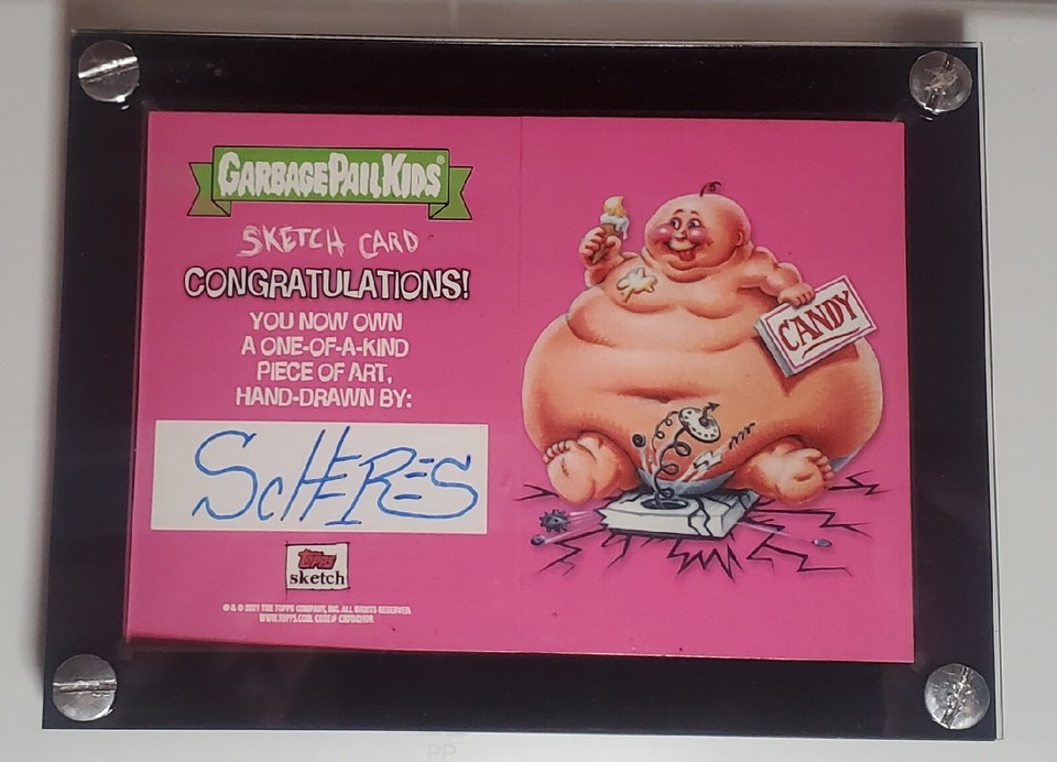 Garbage Pail Kids Food Fight Kentucky Fried Garbage Pano AP Sketch Chad ...