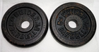 Lot of 2 Vintage Weider Barbell 3lbs Standard Weight Plates 1" Hole ...