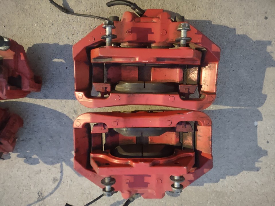 2006-2010 BMW M5 M6 Factory OEM Red Front Rear Brake Calipers 2007 2008 ...