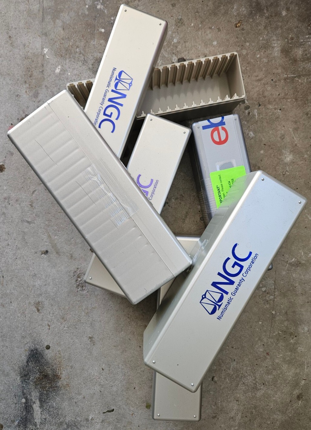 Lot of (4) Used NGC Slab Boxes, Good Condition | eBay