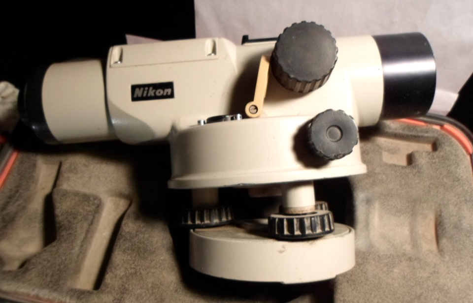 VINTAGE NIKON AS TRANSIT 0115742 PORTABLE SURVEY INSTRUMENT GOOD LEVEL ...