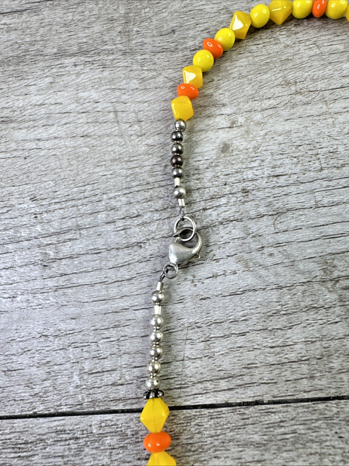 Unique Handmade Glass Bead 22" Necklace Fruit Themed Multicolor | eBay