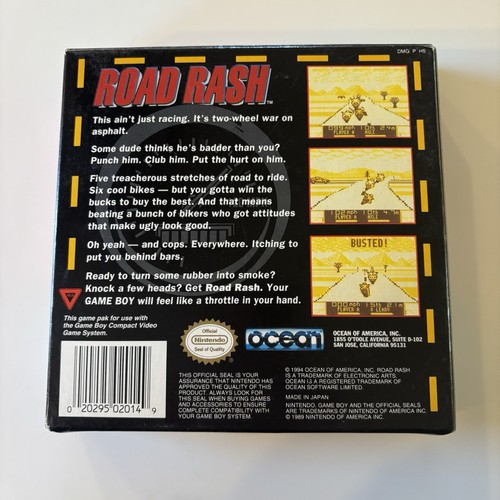Road Rash- Nintendo Gameboy COMPLETE | eBay