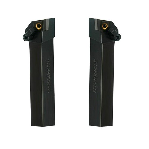 KLOT 2PCS MCGNR/L Turning Holder Square Shank Indexable Lathe Tool CNMG ...
