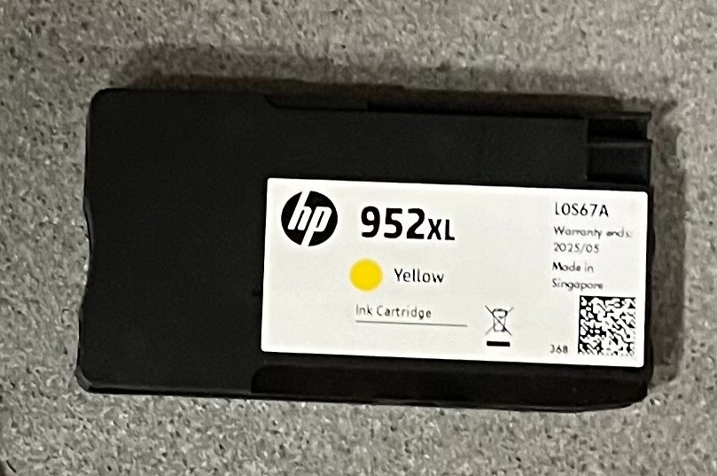 HP 952XL - Yellow Ink Cartridge | eBay