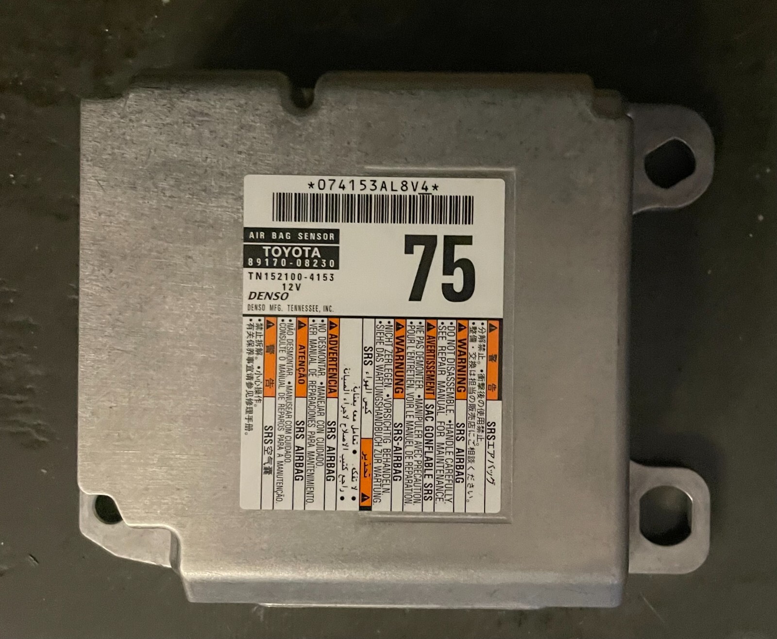 2021 Toyota Sienna SRS Module 89170-08230 | eBay