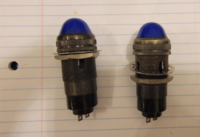 Dialco Dialight Panel BLUE BEEHIVE PILOT LIGHT USED | eBay