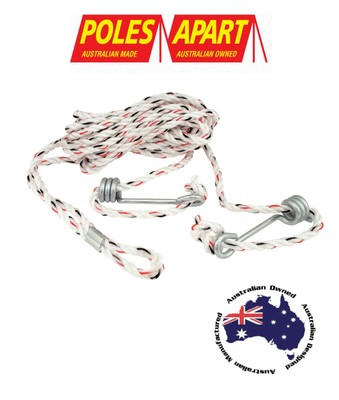 Double Guy Rope with Wire Runners #474 - Poles Apart Australian Made | eBay
