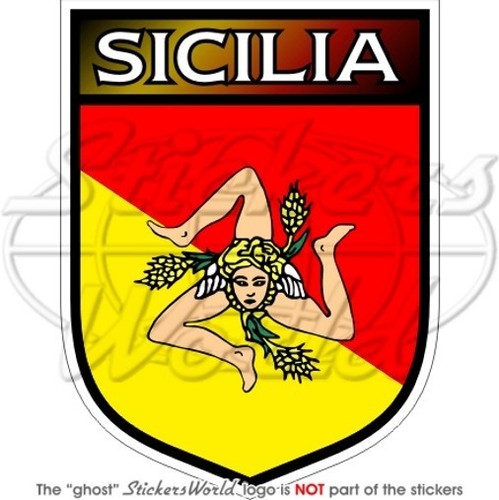 SICILIA sign ITALY Sicilian 100 mm sticker sticker | eBay