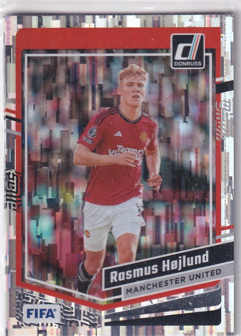Panini Donruss Soccer 2023-24 Card No. 94 Rasmus Hojlund Holo Silver | eBay