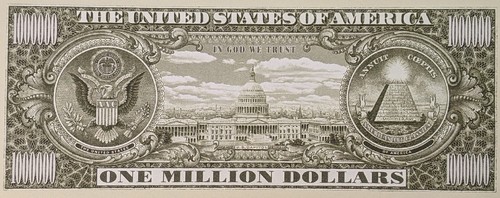 ORIGINAL $1,000,000 (1 Million) DOLLAR BILL NOVELTY. Looks & feels real ...