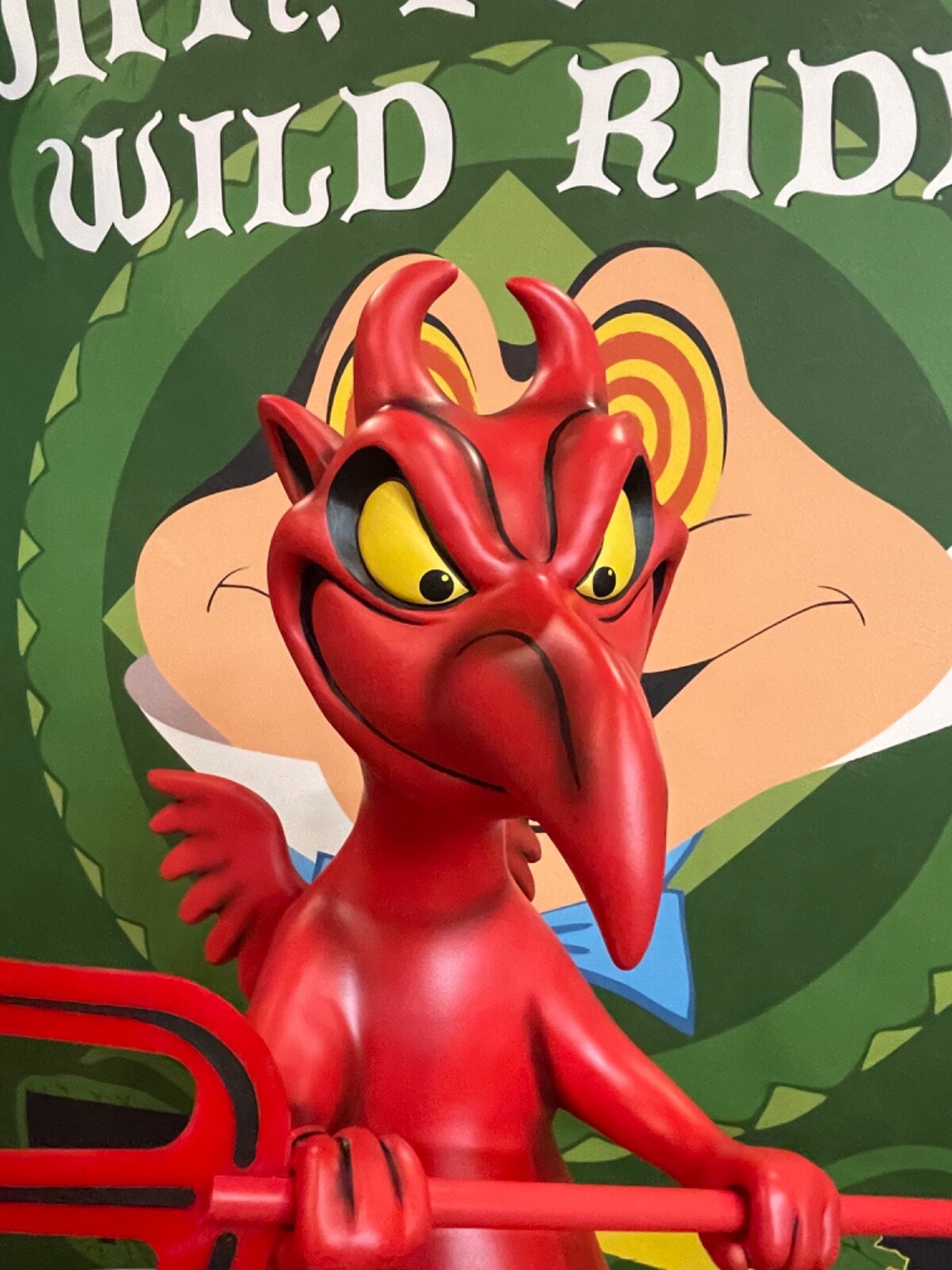 Disneyland World Mr Toad’s Wild Ride Devil Prop Signed By Legend Bob ...
