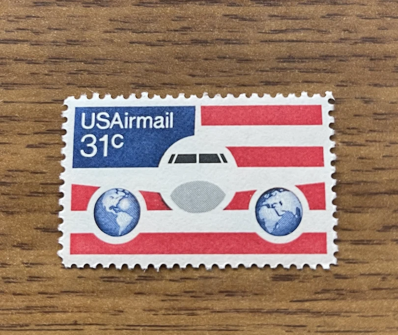 Airmail Postage Stamp