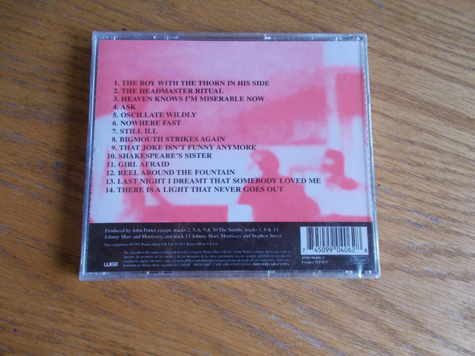 The Best of the Smiths, Vol. 2 by The Smiths (CD, Nov-1992, Sire) for ...